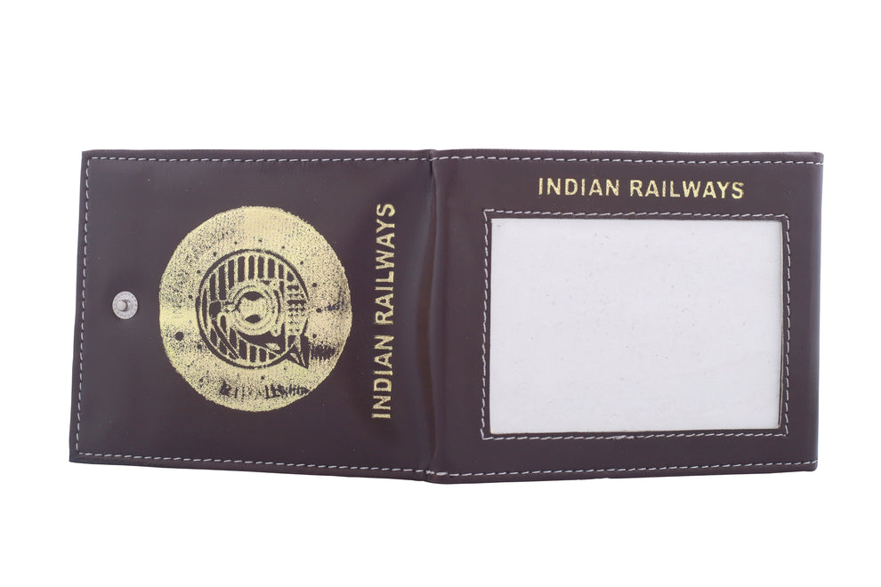 ID CARD COVER - INDIAN RAILWAYS (BROWN) – FAERWORK